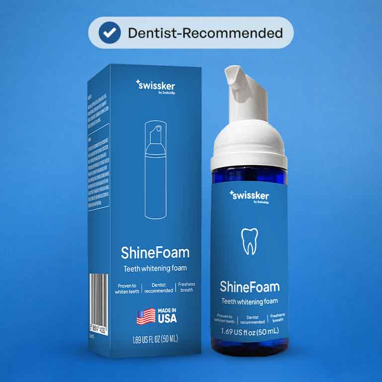 ShineFoam Whitening Foam | Teeth Whitening Foam - Swissker